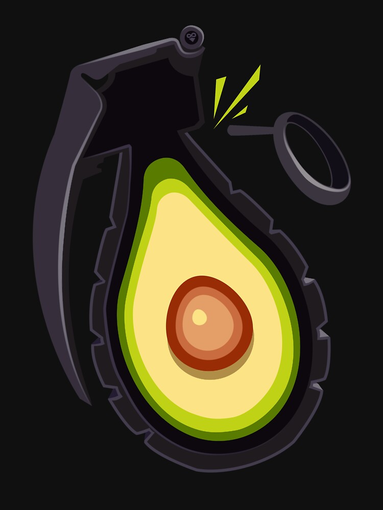"Avocado Grenade" Lightweight Hoodie for Sale by andrewallheart | Redbubble