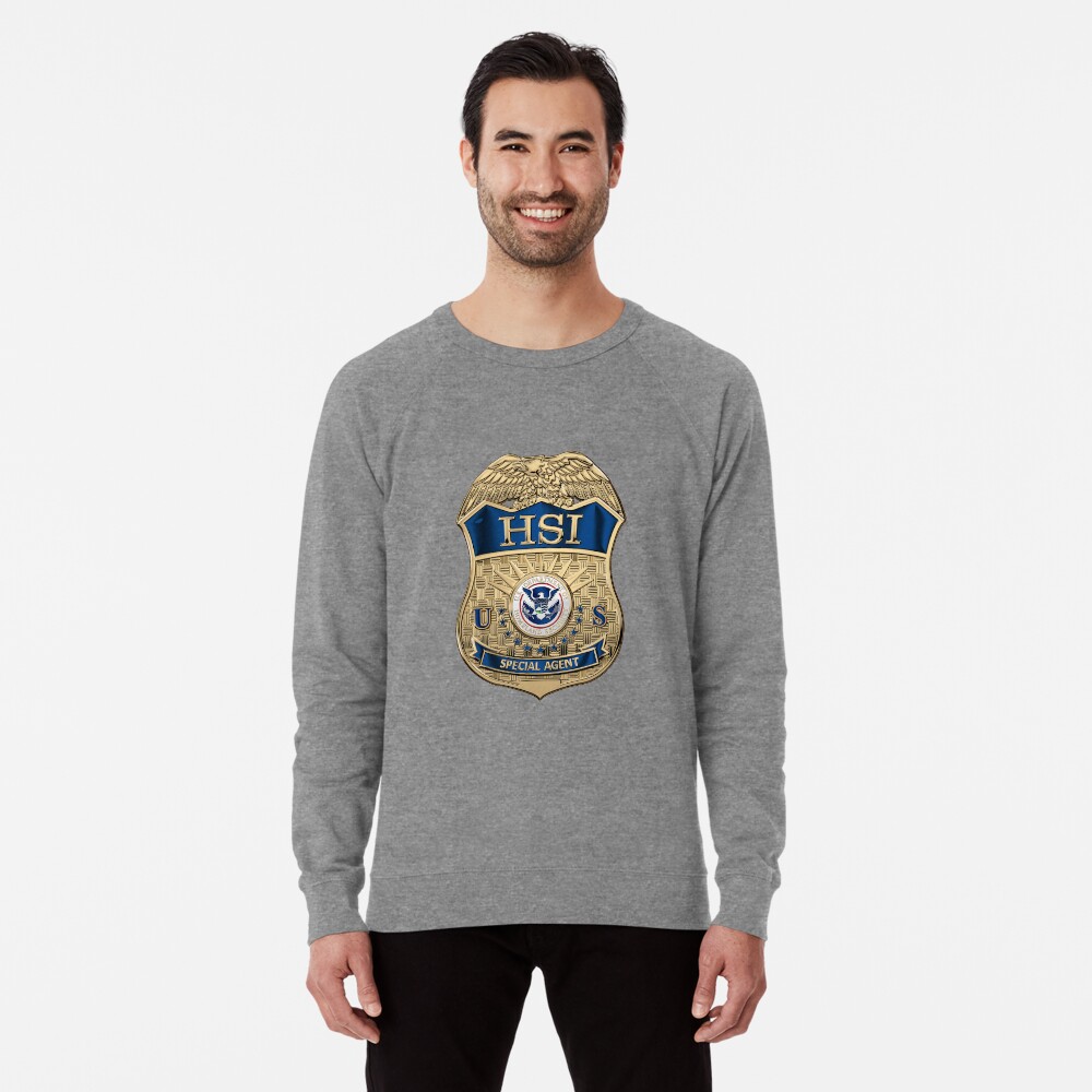 "Homeland Security Investigations - HSI Special Agent Badge over White ...