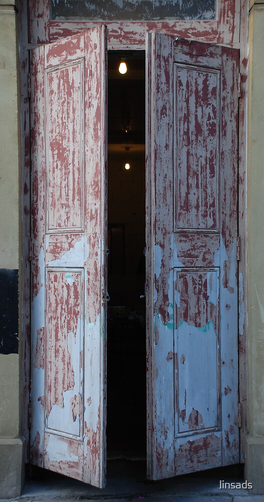 "distressed doors" by linsads | Redbubble