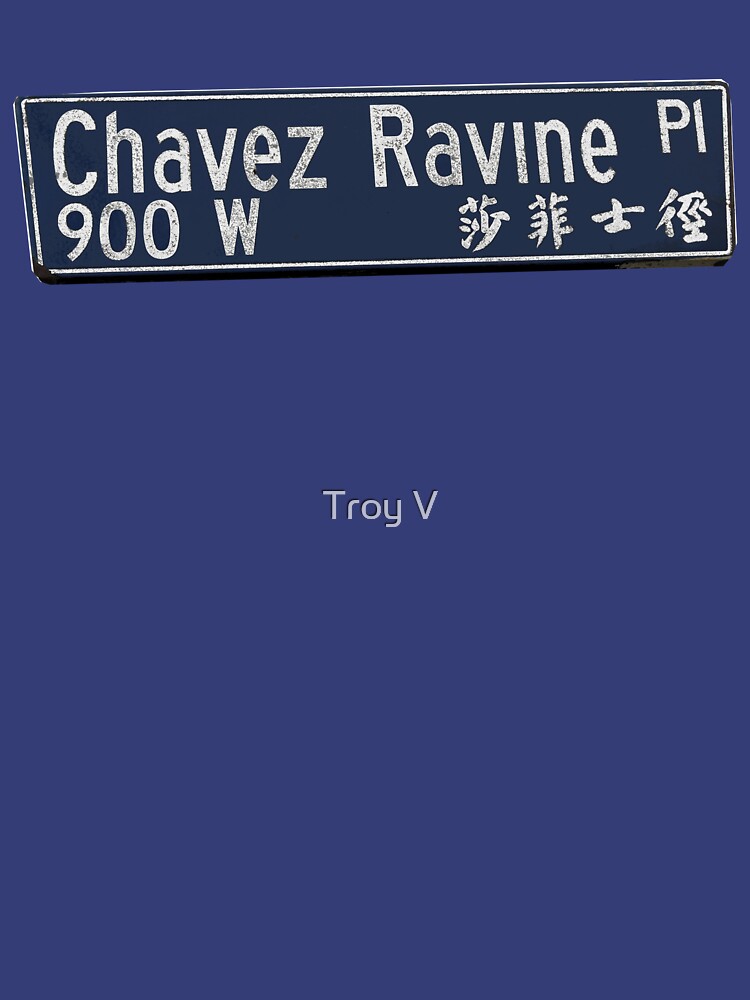 "Chavez Ravine" T-shirt for Sale by Troyvart | Redbubble | dodgers t ...