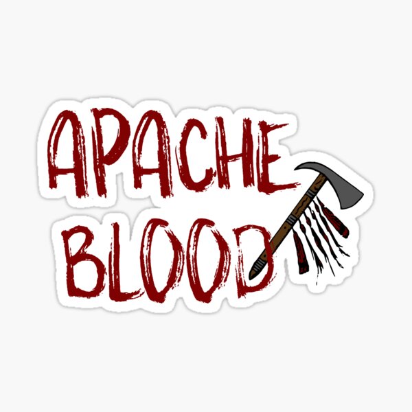 "apache geronimo sioux sitting bull" Sticker for Sale by untagged-shop ...
