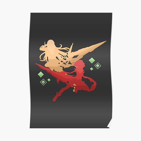 "Xenoblade Pyra and Mythra " Poster for Sale by Terriemon | Redbubble