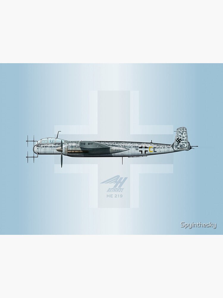 "Heinkel HE 219 Nightfighter" Framed Art Print for Sale by Spyinthesky ...