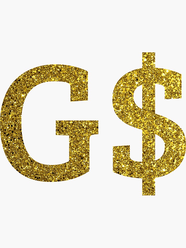 "G Money $ G$ Gmoney" Sticker for Sale by B2KMerch | Redbubble