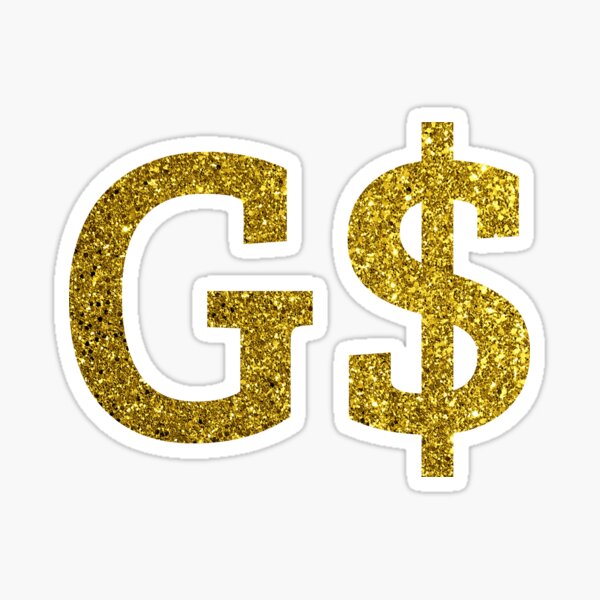 "G Money $ G$ Gmoney" Sticker for Sale by B2KMerch | Redbubble