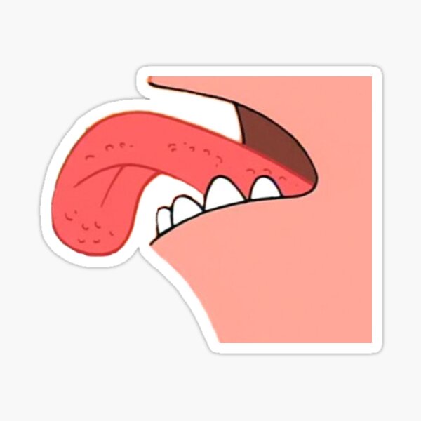"Patrick licking" Sticker for Sale by jsilvs96 | Redbubble