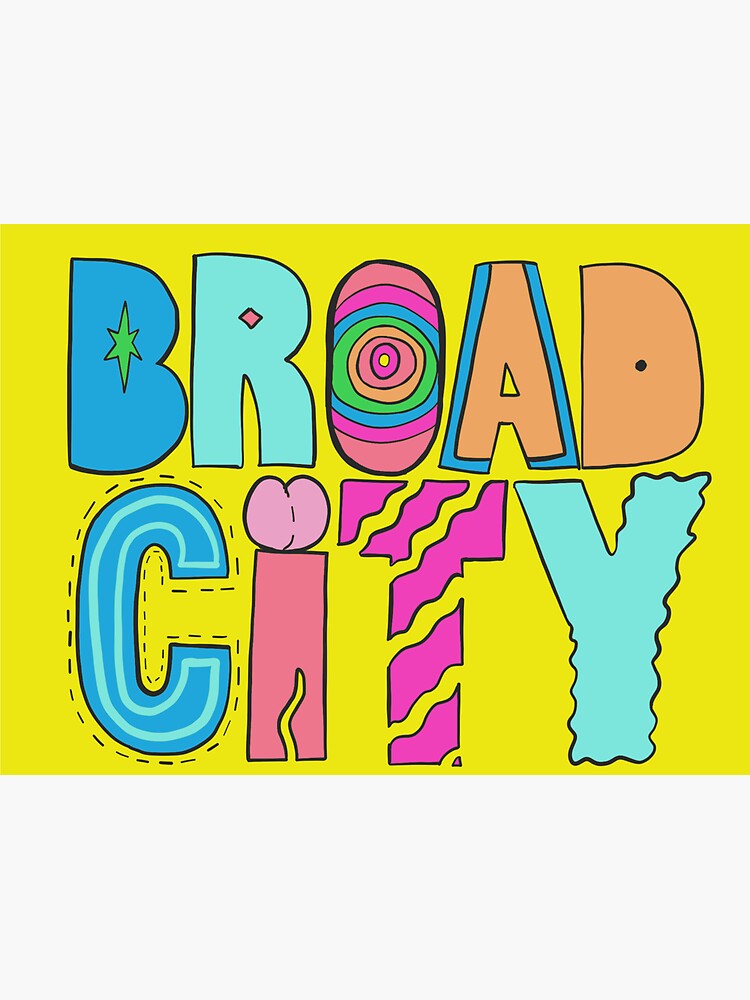 "Broad City" Sticker for Sale by lapatterson42 | Redbubble