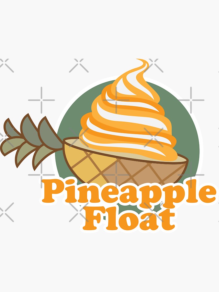 "Pineapple Float" Sticker for Sale by chwbcc | Redbubble