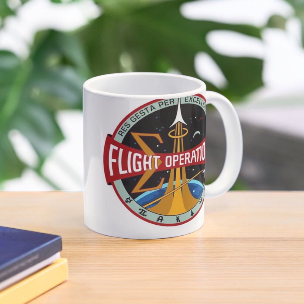 "NASA Flight Operations Directorate Logo" Coffee Mug for Sale by ...
