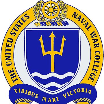 "Naval War College Crest" Sticker for Sale by Nikki SpaceStuffPlus ...