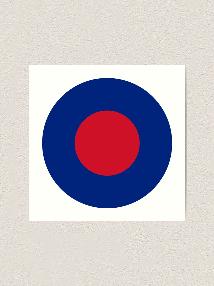 "Royal Air Force Low Visibility Roundel" Art Print by Spacestuffplus ...