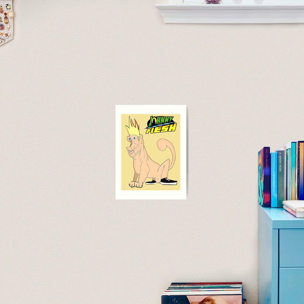 "Johnny Flesh" Art Print for Sale by Karatecake | Redbubble