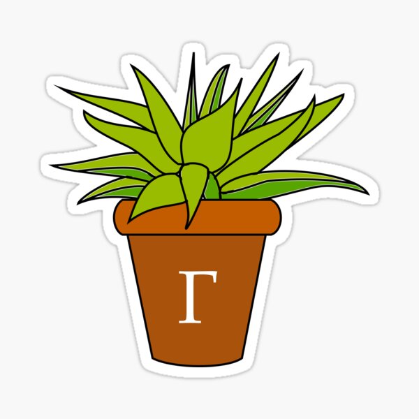 "Spikey Succulents - Gamma" Sticker by Maceym13 | Redbubble