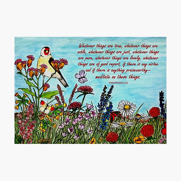 Philippians 4 8 Wall Art | Redbubble