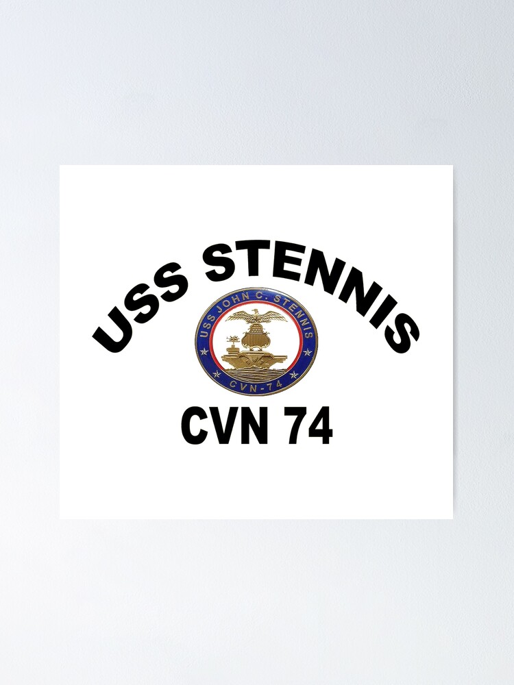 "USS John C. Stennis (CVN-74) Crest" Poster by Spacestuffplus | Redbubble