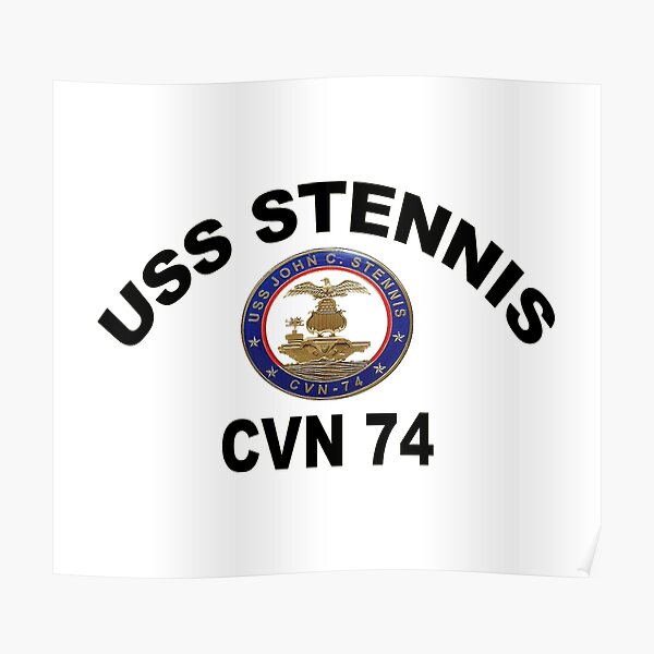 "USS John C. Stennis (CVN-74) Crest" Poster by Spacestuffplus | Redbubble