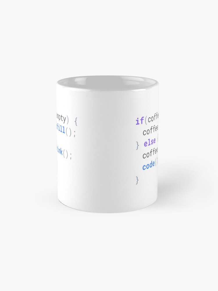 "Funny Code Coffee Mug for Developers and Programmers - LIGHT" Coffee Mug for Sale by ...