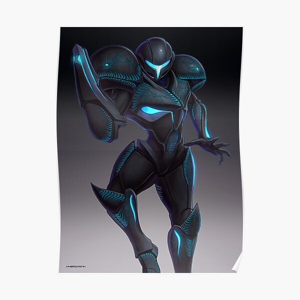"Dark Samus" Poster by hybridmink | Redbubble