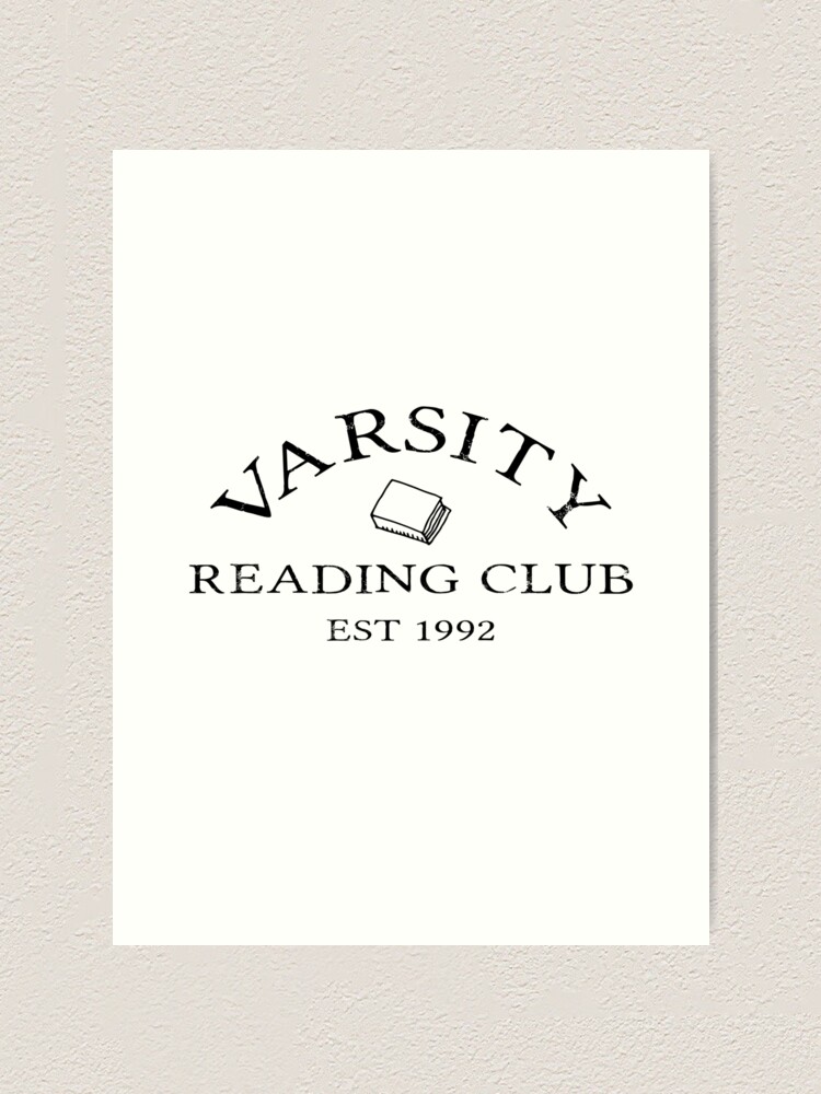 "Varsity Reading Club Logo" Art Print by EVERYDAYTEES | Redbubble