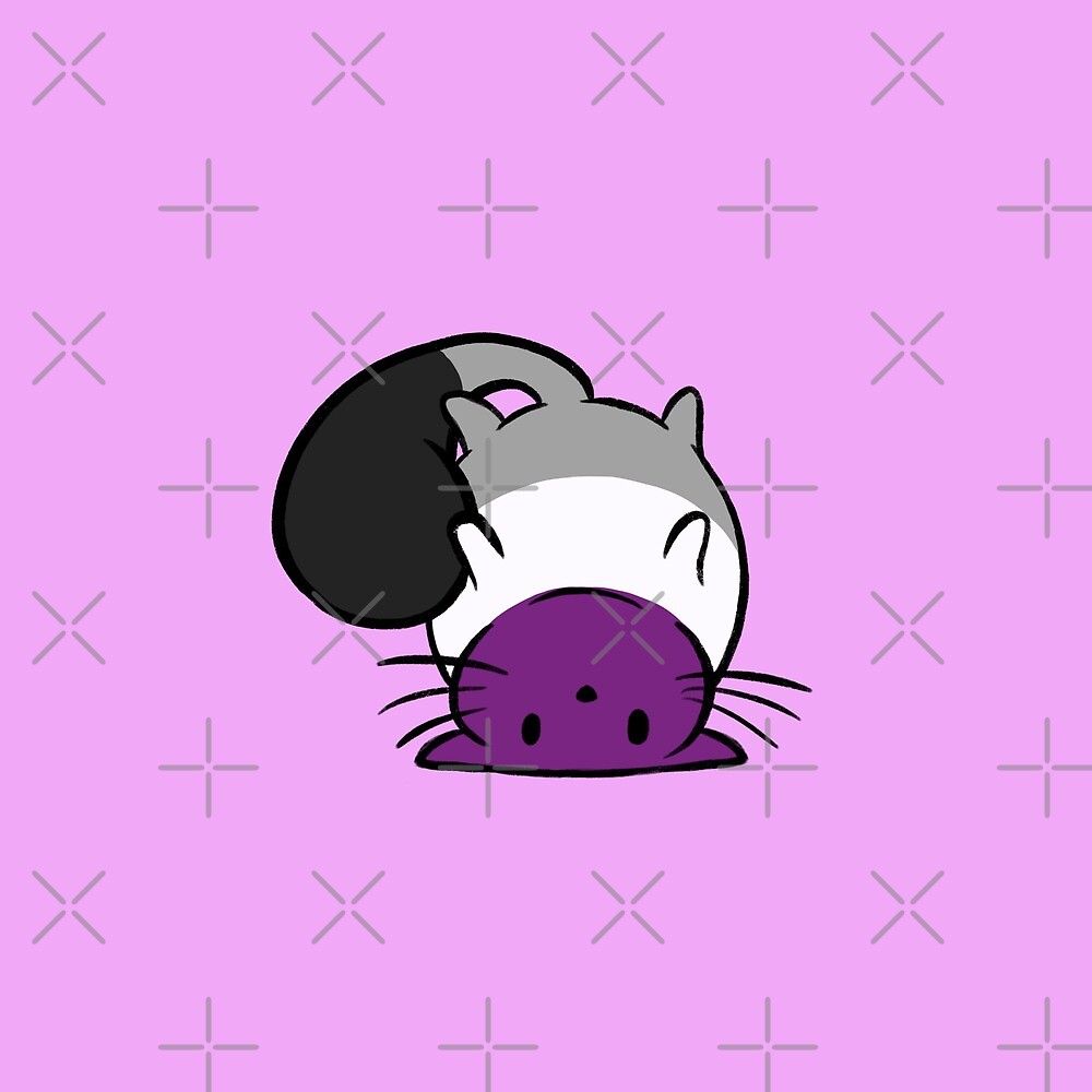 "LGBTQA+ Cats - Asexual" by evocaitart | Redbubble