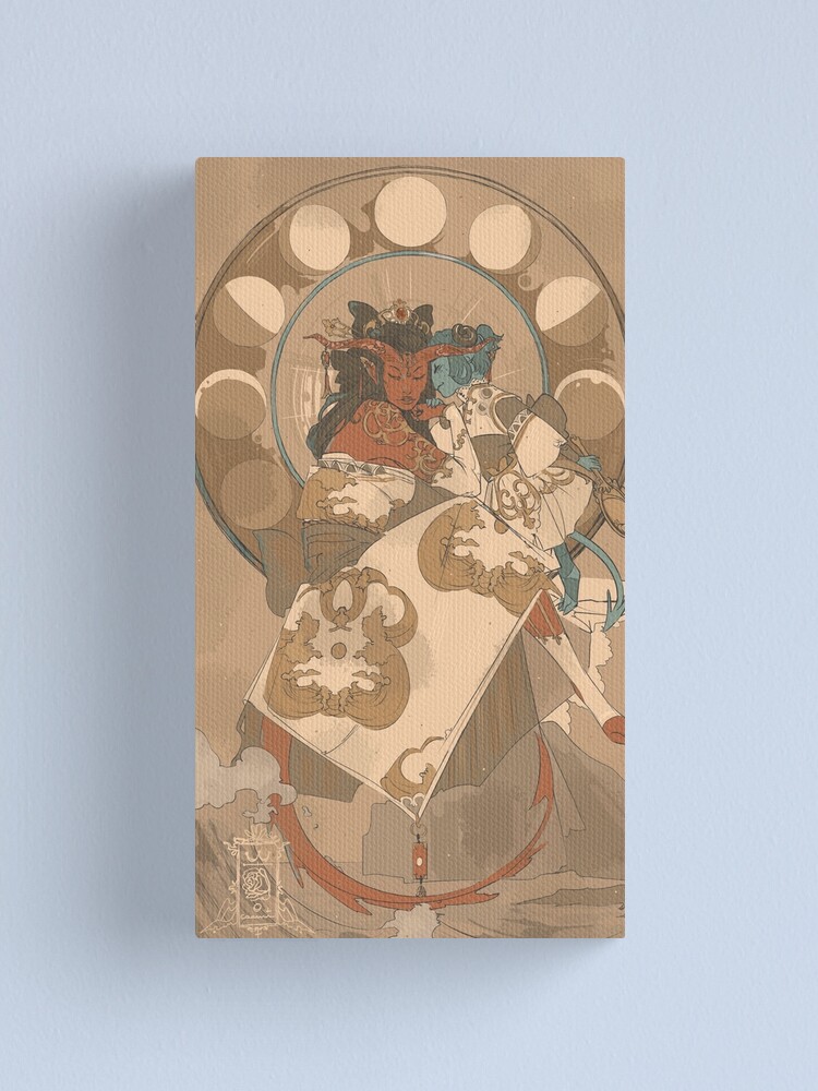 "Ruby of the Sea 01" Canvas Print for Sale by caemielilium | Redbubble