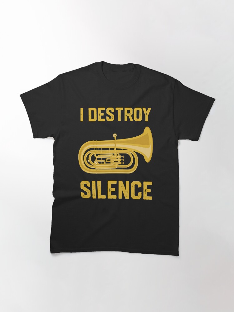 "Funny Tuba Shirts - Tuba Player Marching Band Gift" Classic T-Shirt ...