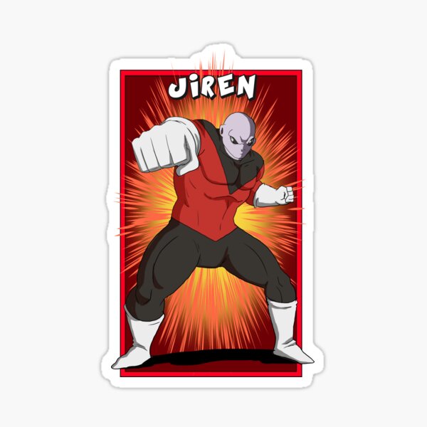 "Jiren - Strongest There Is!" Sticker for Sale by jazylhart | Redbubble