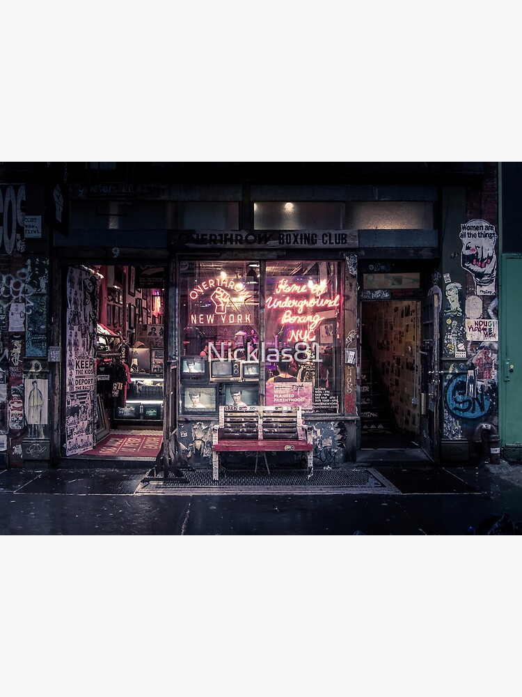 "Underground Boxing Club NYC" Photographic Print by Nicklas81 | Redbubble