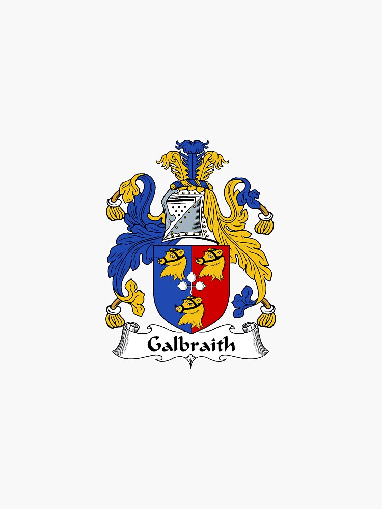 "Galbraith Clan Crest" Sticker by teteel | Redbubble