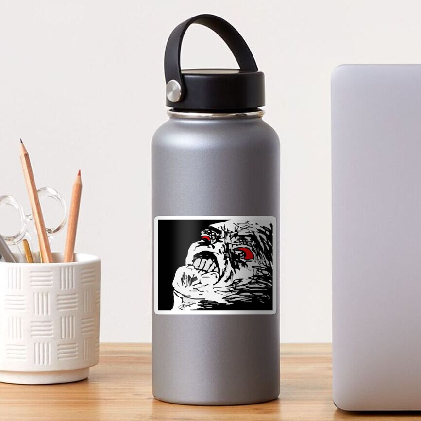 "Internet Troll Gesichter - Mega Rage Close - 9Gag Meme" Sticker von ...