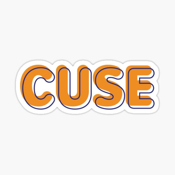 "CUSE" Sticker for Sale by livlightning | Redbubble