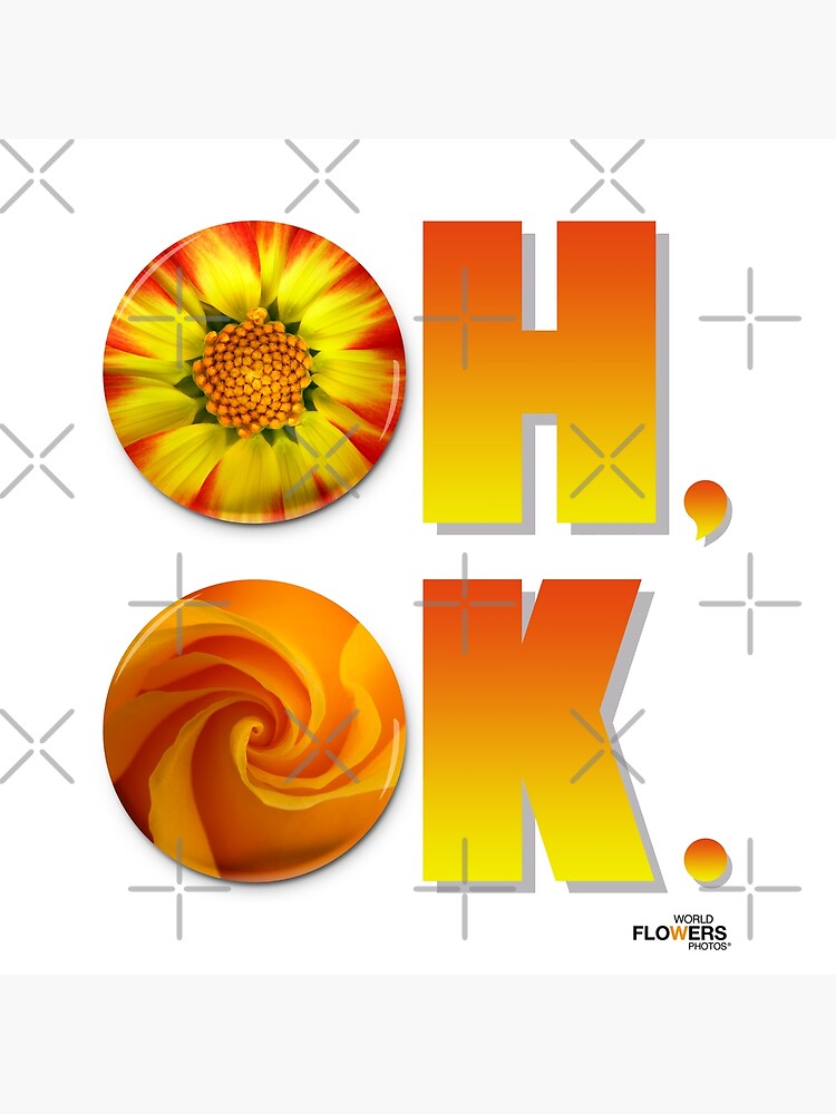 "OH, OK." Poster for Sale by CarlosCapelao | Redbubble