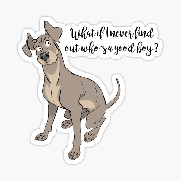 Whos A Good Boy Stickers | Redbubble
