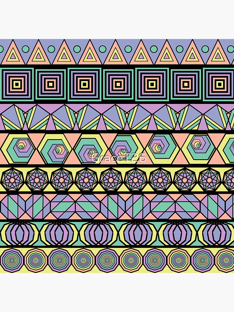 "Zentangle 7" Sticker for Sale by GraceT26 | Redbubble