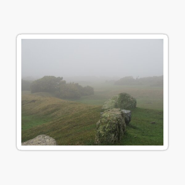 "Dartmoor Mist" Sticker for Sale by lezvee | Redbubble