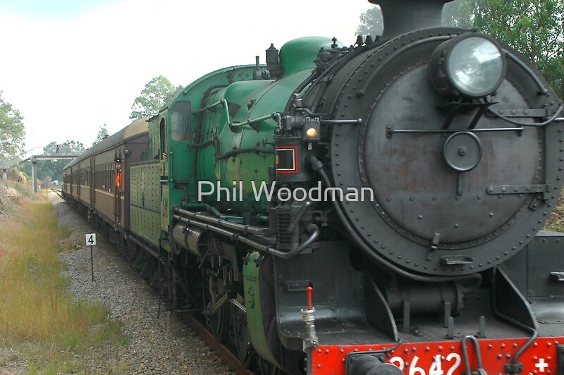 "3642 - Steam Engine" by Phil Woodman | Redbubble