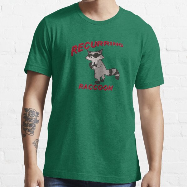 "Recurring Raccoon " T-shirt for Sale by robotghost | Redbubble | milo ...