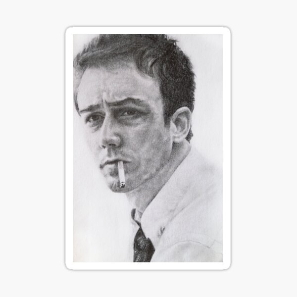 "Fight Club " Sticker for Sale by cailinB | Redbubble