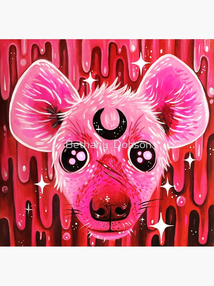 "Pink Hyena" Photographic Print for Sale by cloudsover31 | Redbubble