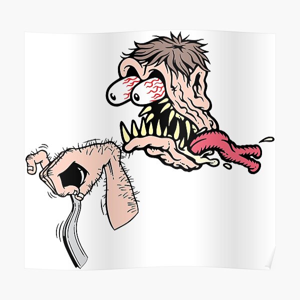 "Rat Fink Slobber Shift" Poster by ItsMeRuva | Redbubble