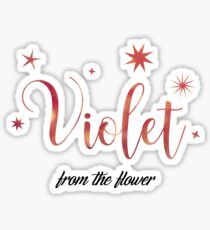 Violet Name Stickers | Redbubble