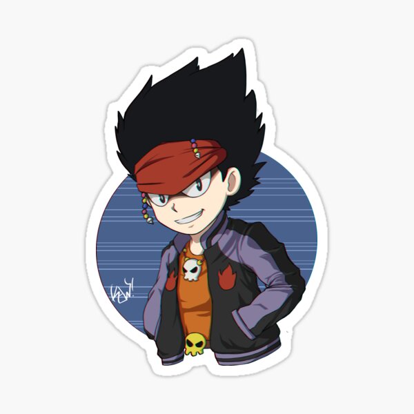 "Daigo Kurogami from Beyblade Burst" Sticker for Sale by Kaw-dev ...