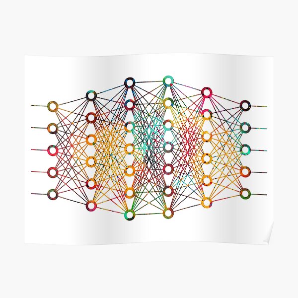 "Neural Network" Poster for Sale by erzebetth | Redbubble