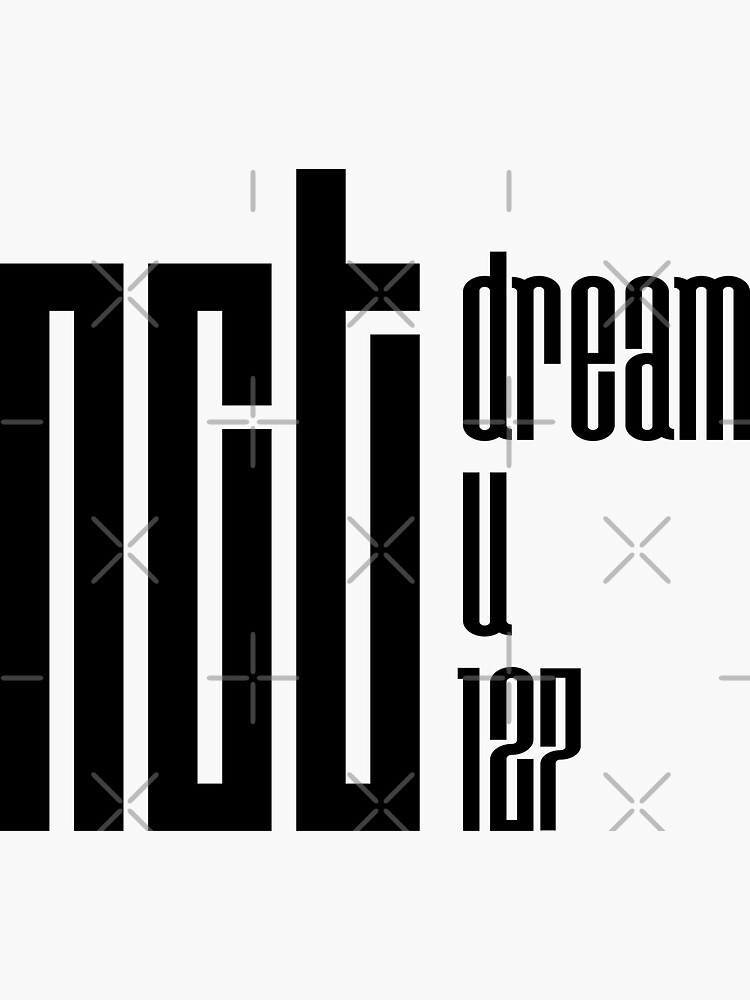 "NCT" Sticker for Sale by nurfzr | Redbubble