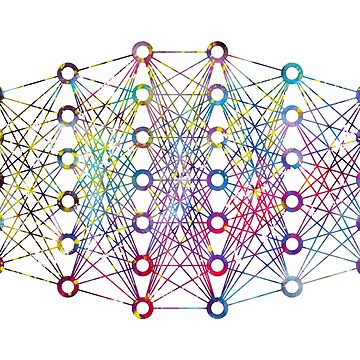 "Neural Network" Sticker for Sale by erzebetth | Redbubble