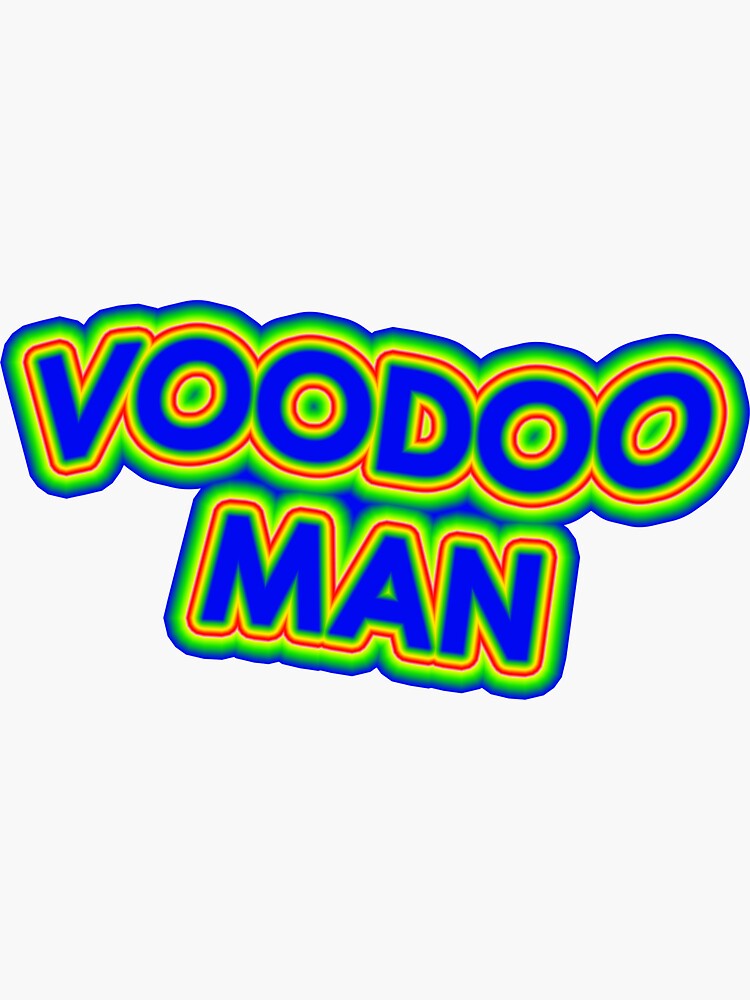 "VOODOO MAN - Brockhampton" Sticker for Sale by ShloppySheconds | Redbubble