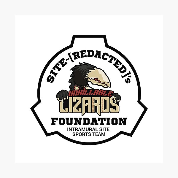 "Alt Unkillable Lizards - SCP Foundation Sports Team" Photographic ...