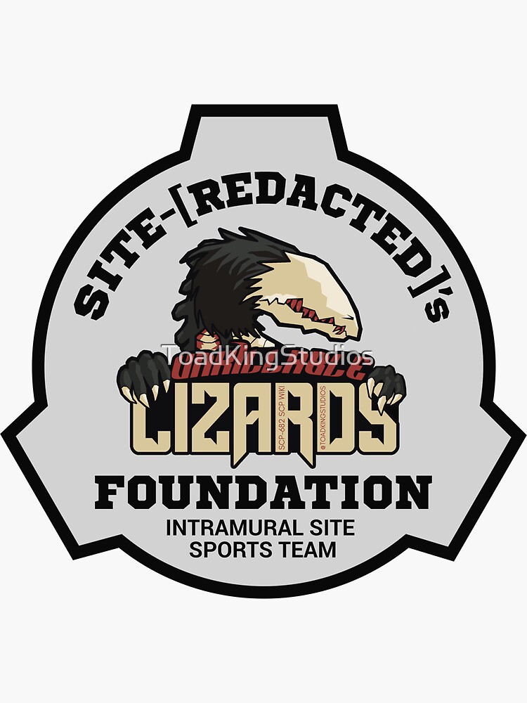 Pegatina «Alt Unkillable Lizards - SCP Foundation Sports Team» de ...