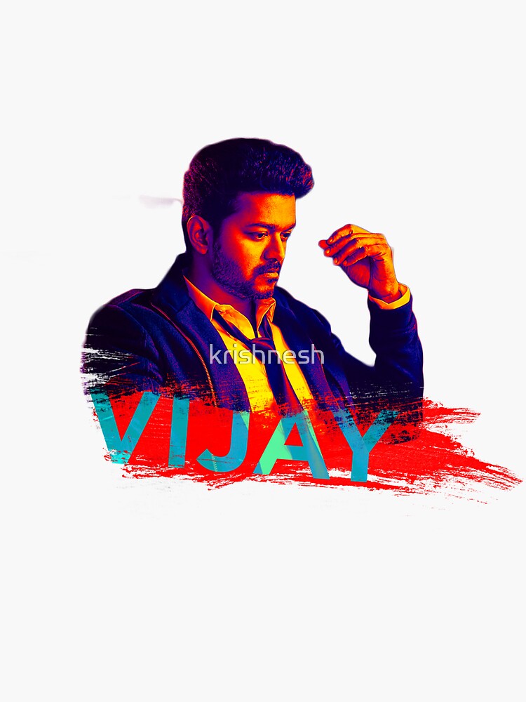 "VIJAY SARKAR" Sticker by krishnesh | Redbubble