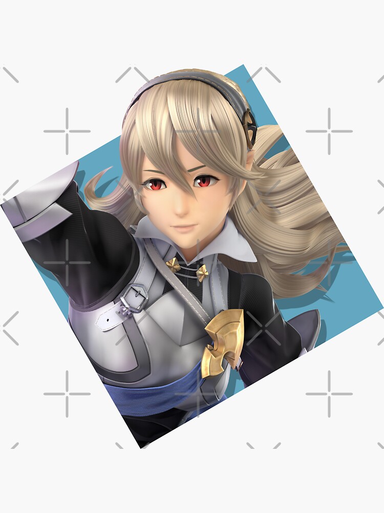 "Smash Ultimate Corrin (Female) Diamond Icon" Sticker by RealAwwa ...